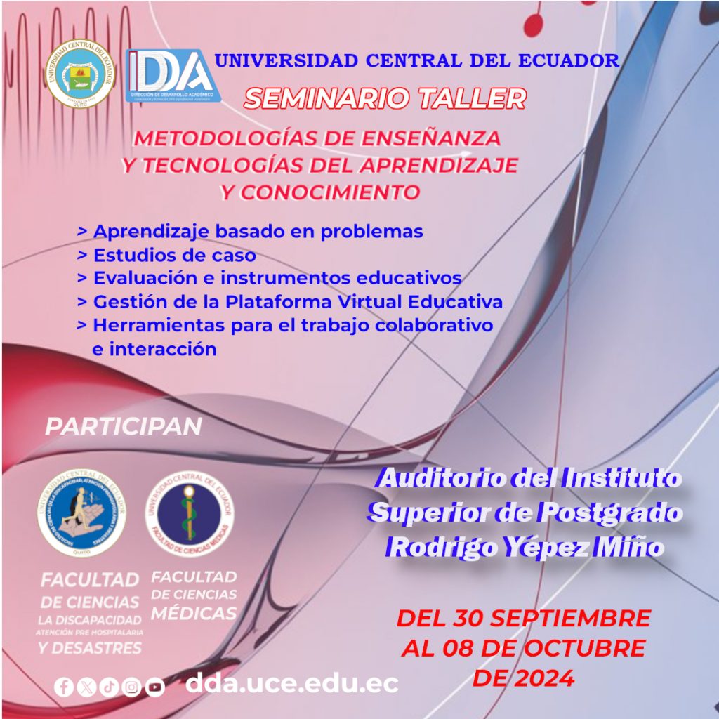 Seminario Taller – Metodologías de enseñanza y tecnologías del ...